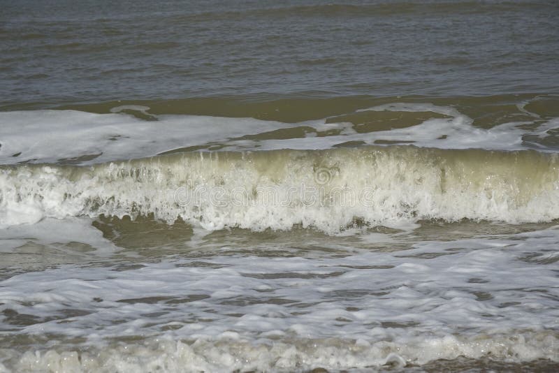 Rolling and Splashing Sea Waves Stock Photo - Image of shore, rolling ...