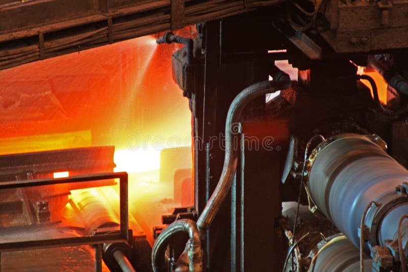 Rolling Steel. stock photo. Image of manufacturing, steel - 21923210