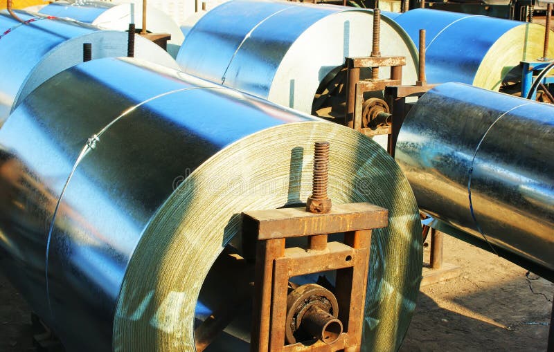 Rolling Steel. stock photo. Image of manufacturing, steel - 21923210