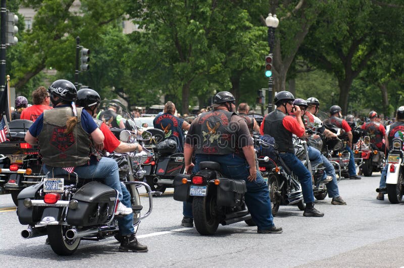 Rolling-Thunder 9 editorial stock image. Image of motorcycle - 9504089