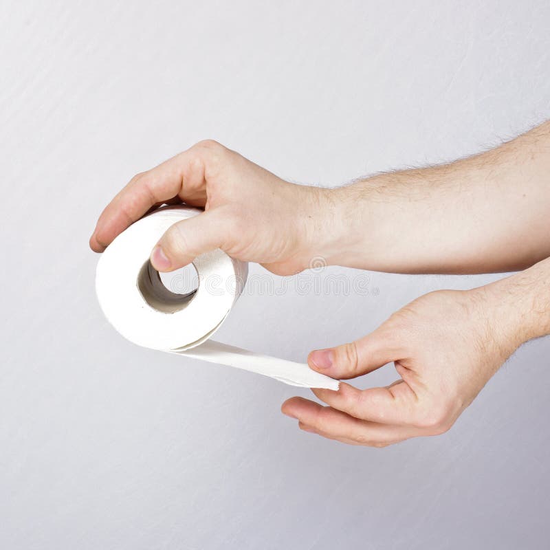 Rolling tissue paper stock image. Image of hygienic, simple - 37505249