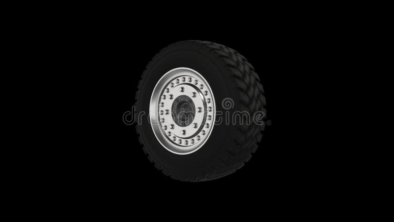 Rolling truck wheel stock video. Video of machine, rolling - 39590799
