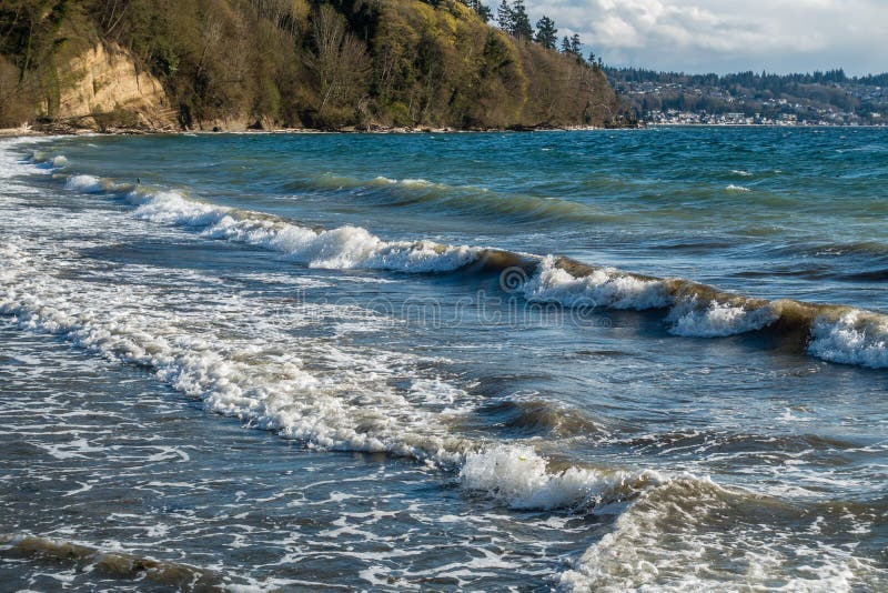 Rolling Waves Landscape 3 stock photo. Image of saltwater - 113577834