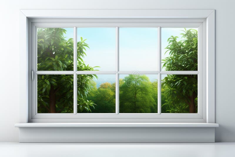 Rolling Window on White Background Stock Illustration - Illustration of ...