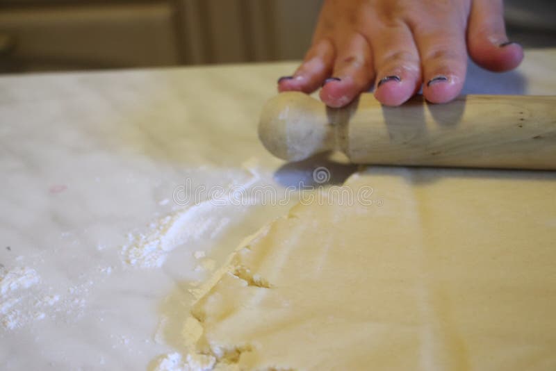 Rolling stock image. Image of making, flour, kitchen - 151643291