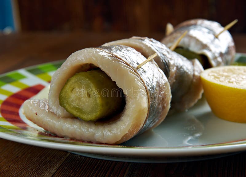 Rollmops photo stock. Image du repas, oignon, appétissant - 63860364