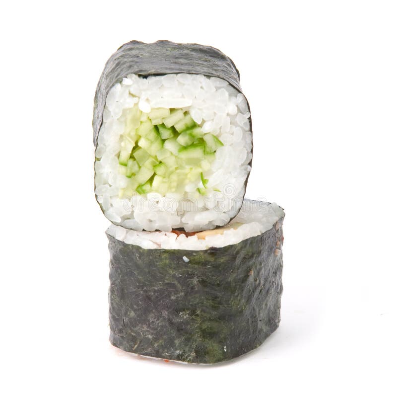 Rollo de sushi kappa maki imagen de archivo. Imagen de alimento - 188367671