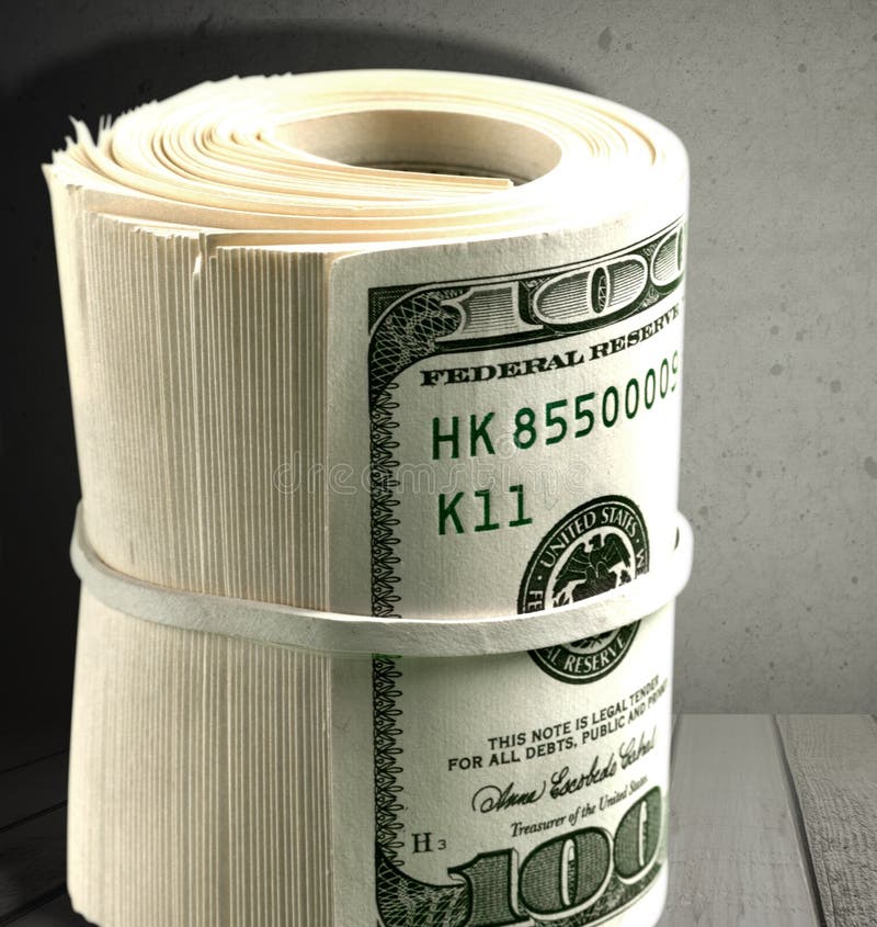 Rollo del dinero foto de archivo. Imagen de rodado, rodillo - 60349686