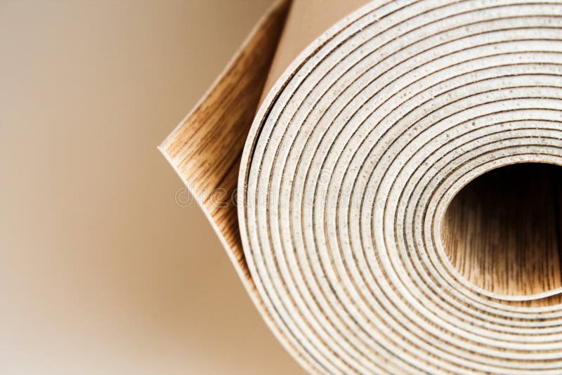 Rollo De Linóleo Con Textura De Madera. Tipos De Revestimientos De ...
