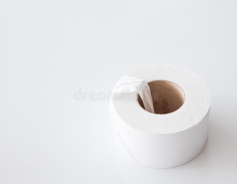 Rollo Del Papel Grande En La Tabla Blanca Foto de archivo - Imagen de ...