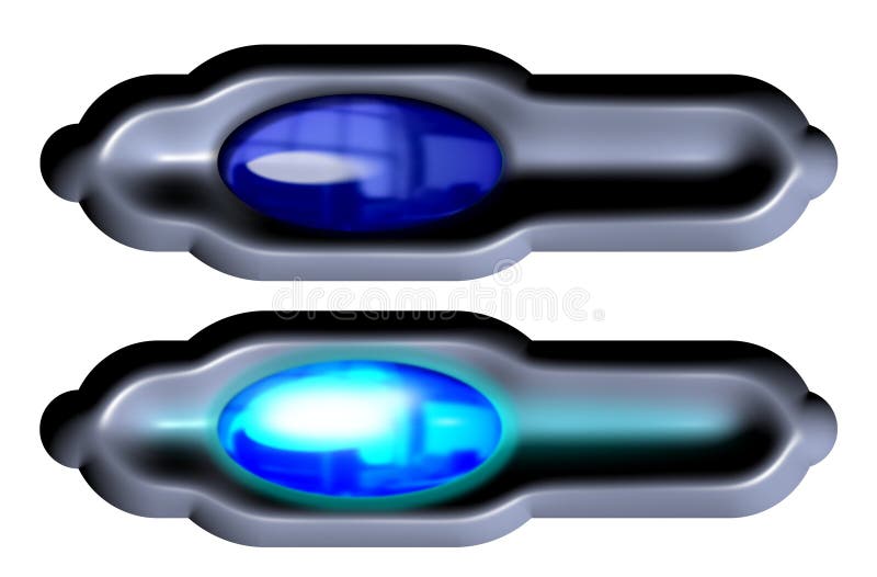 Rollover Buttons stock illustration. Illustration of cyan - 6418490