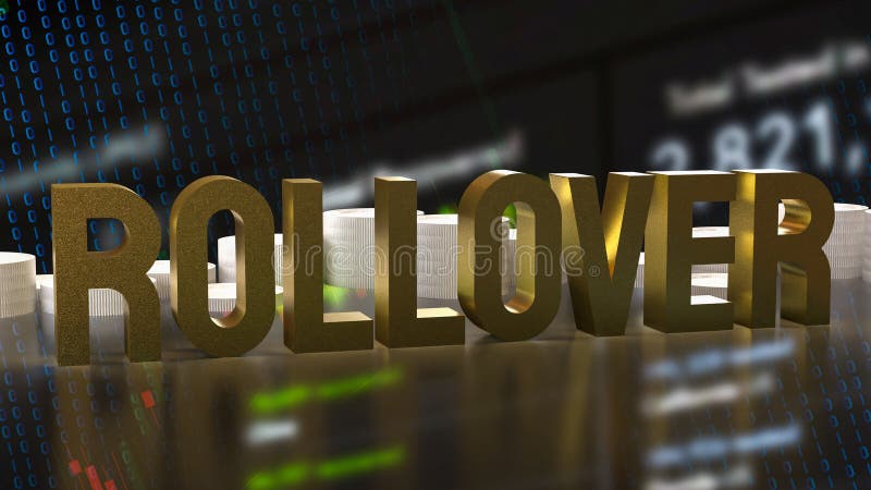 The Rollover Text on Business Background 3d Rendering Stock ...