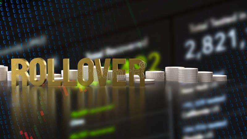 The Rollover Text on Business Background 3d Rendering Stock ...
