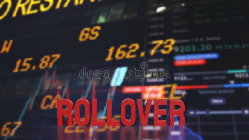 The Rollover Text on Business Background 3d Rendering Stock ...
