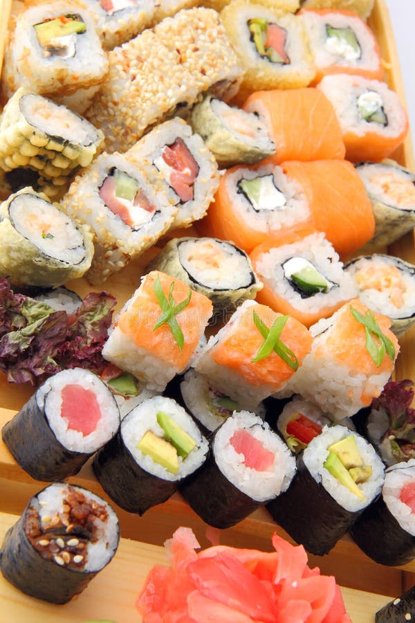 Rolls stock image. Image of rolled, objects, fresh, seafood - 23346313