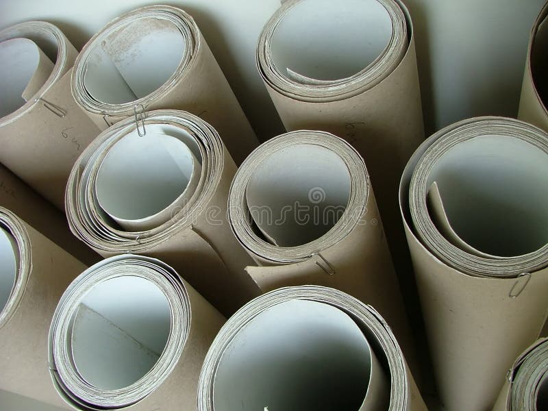 Rolls stock image. Image of macro, bundle, object, carton - 284653