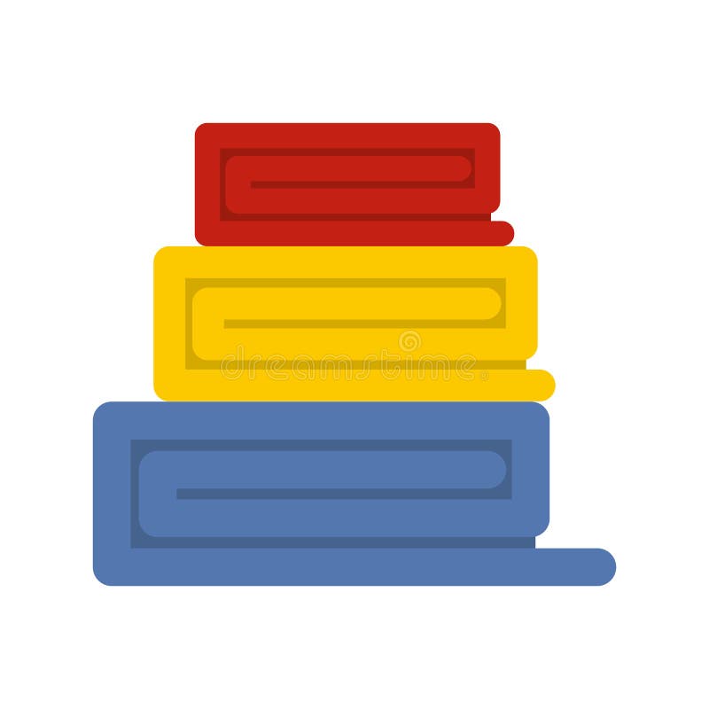 Rolls of Colorful Fabric Cartoon Icon Stock Vector - Illustration of ...