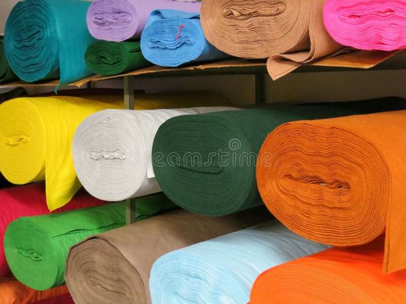 Rolos diferentes de feltro imagem de stock. Imagem de fundo - 25190403