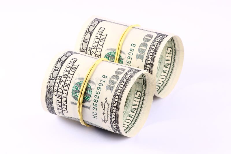 Rolls of Money stock photo. Image of money, cylinder - 10519194