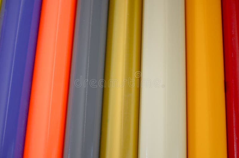 Rolls of Multi-colored Stickers Color Stock Photo - Image of sticker ...