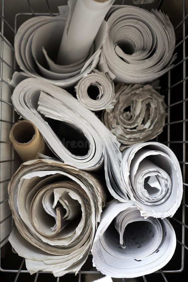 Rolls of paper stock photo. Image of drafts, business - 28836430