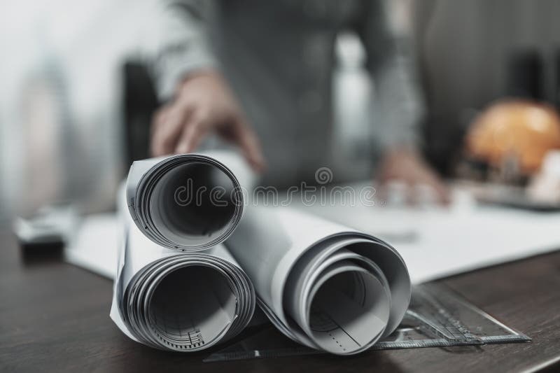 Rolls of Paper Layout Factory, Industry on Engineering Drawings ...