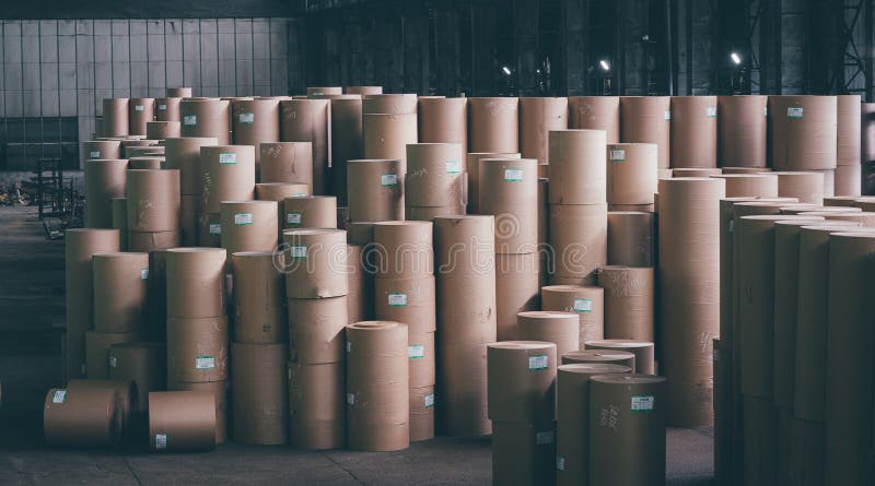 Rolls of paper stock image. Image of print, export, plant - 92875011
