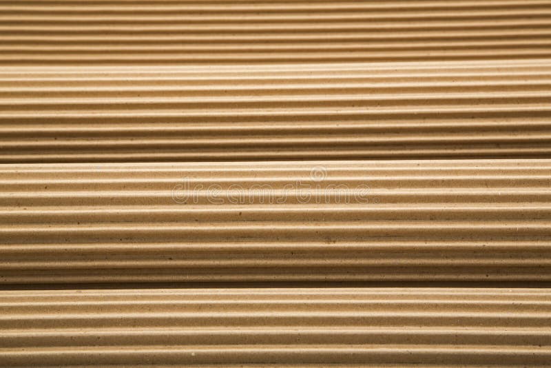 Rolls Ripples Corrugated Cardboard Background Stock Photo - Image of ...