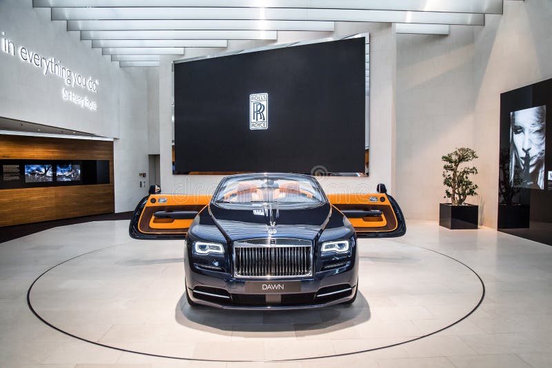Rolls Royce Dawn at BMW Museum Editorial Photography - Image of ...