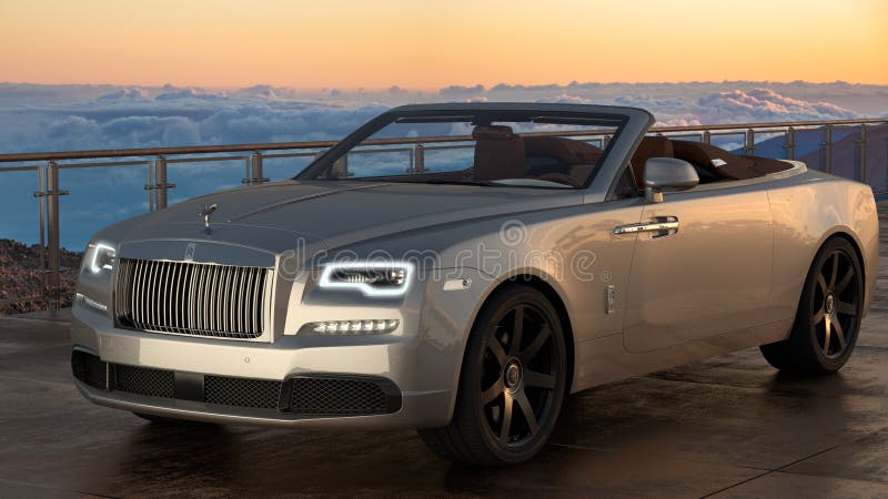 The Rolls-Royce Dawn Silver Bullet is a Two-seat Roadster Editorial ...