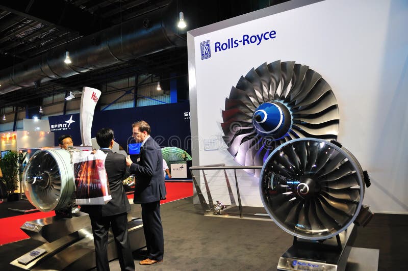 Rolls Royce Trent XWB Engine Powering the Airbus A350-900 XWB at ...