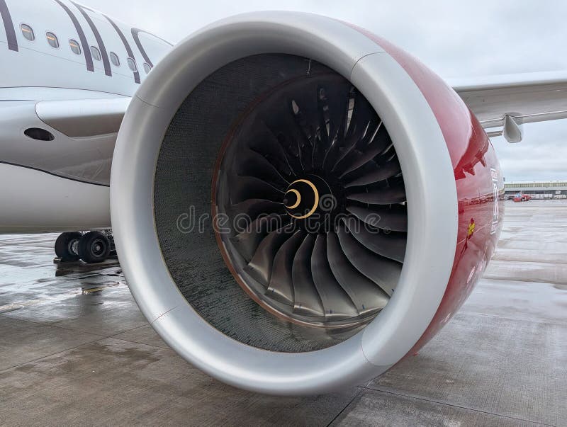 Rolls Royce Jet Engine Attaached To an Airbus A330 900 Editorial Stock ...