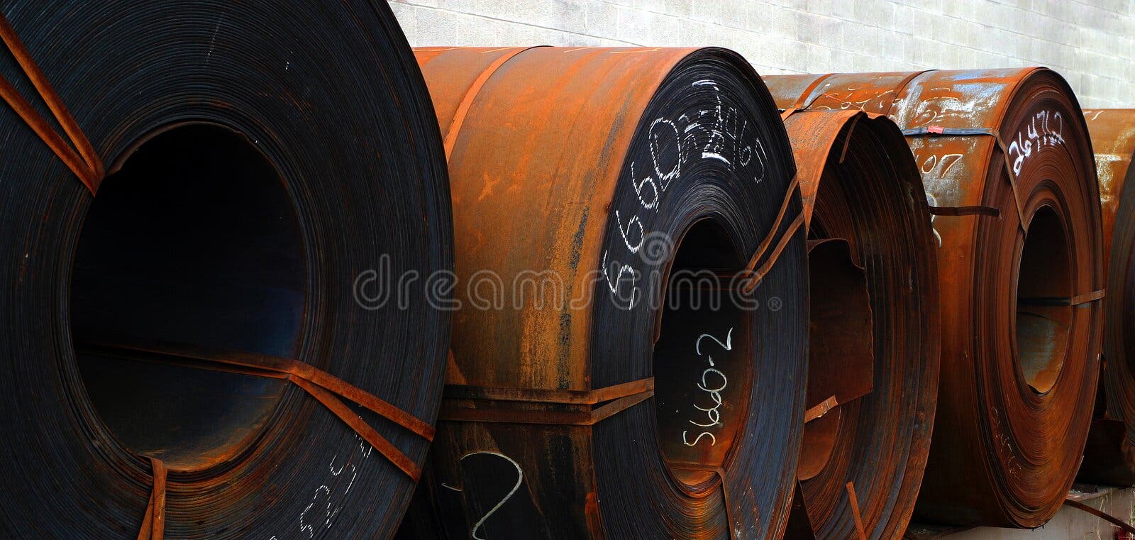 Steel coils stock photo. Image of rolled, coils, industries - 32529784