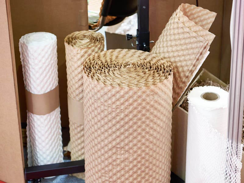 Rolls samples of cardboard stock image. Image of industry - 383253933