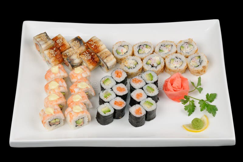 Rolls set stock photo. Image of isolated, ethnicity, lunch - 34552128