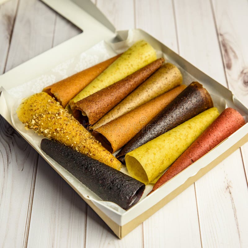 Rolls of tasty fruit paste stock photo. Image of gourmet - 106681898