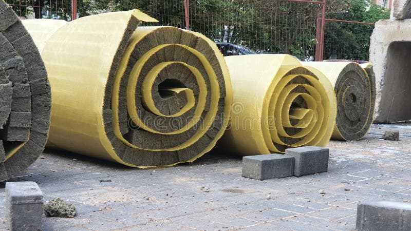 Thermal Insulation Roll Construction Projects Stock Photos - Free ...