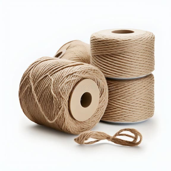 Rolls of twine cords stock illustration. Illustration of line - 275704632