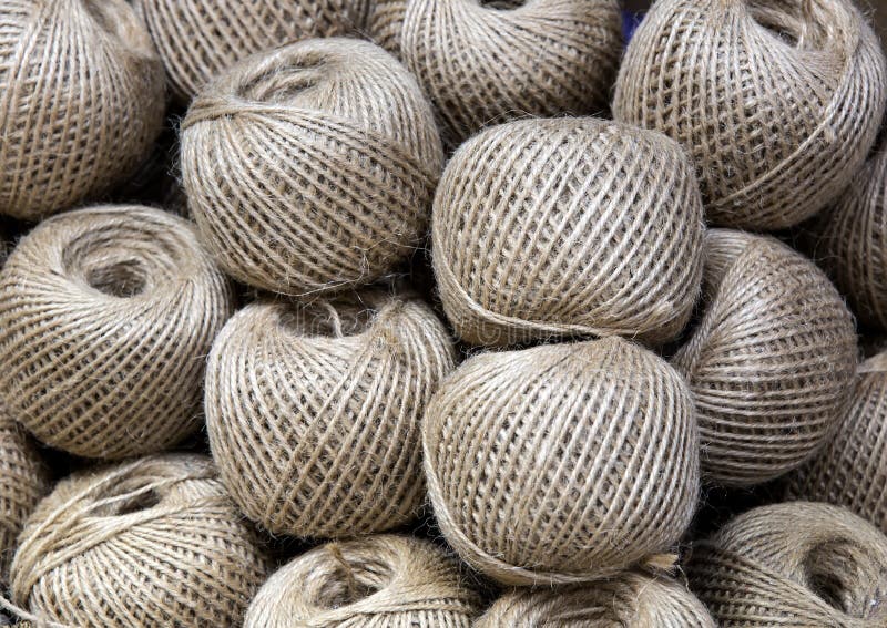 Rolls of twine stock image. Image of packaging, jute - 55501337