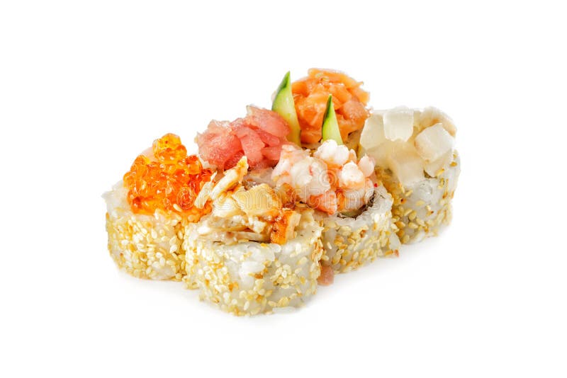 Rolls on white background stock image. Image of food - 68749091