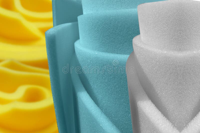 Colorful foam sponge rolls stock image. Image of bunch - 316581603