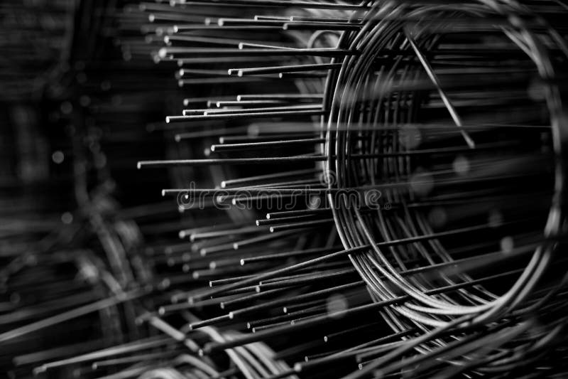 A Rolls of Wire Mesh in the Showroom of a Large Store. Stock Photo ...