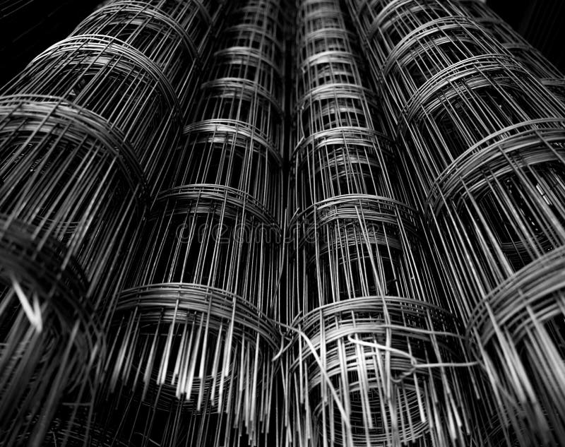 A Rolls of Wire Mesh in the Showroom of a Large Store. Stock Image ...