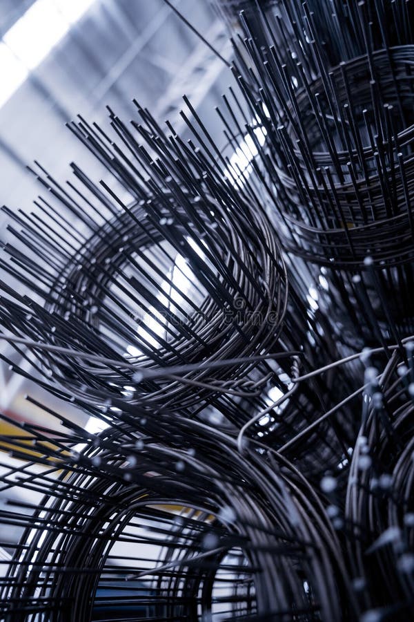 A Rolls of Wire Mesh in the Showroom of a Large Store. Stock Image ...
