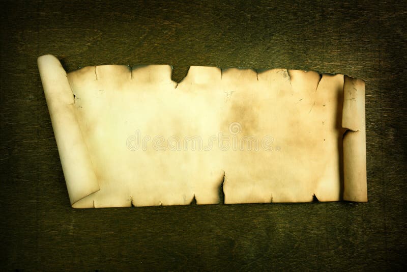 Rolo de papel antigo ilustração stock. Ilustração de sujo - 16938116