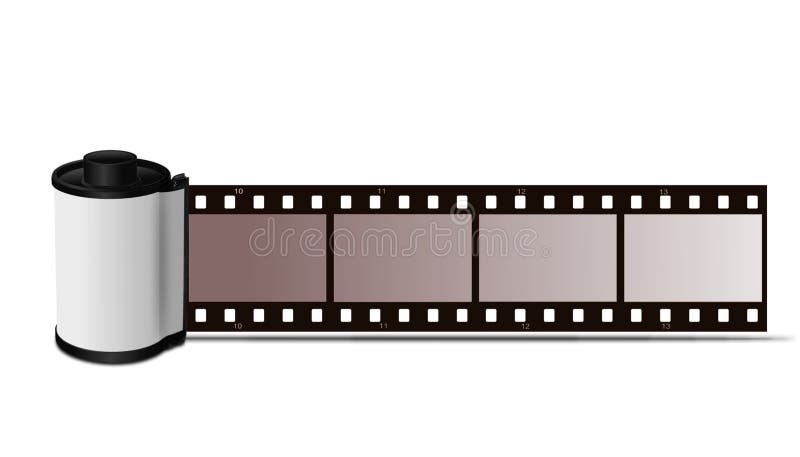 Rolo de filme ilustração stock. Ilustração de tira, grampo - 28632845