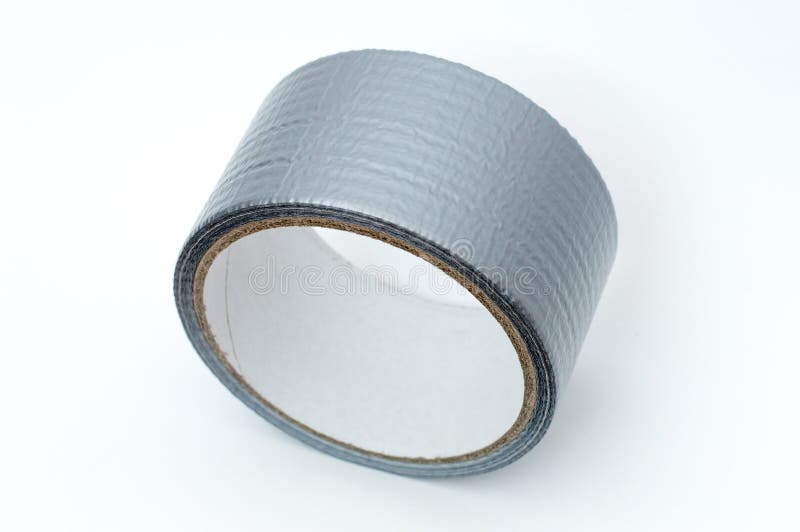 Rolo de Grey Duct Tape imagem de stock. Imagem de preto - 102755693