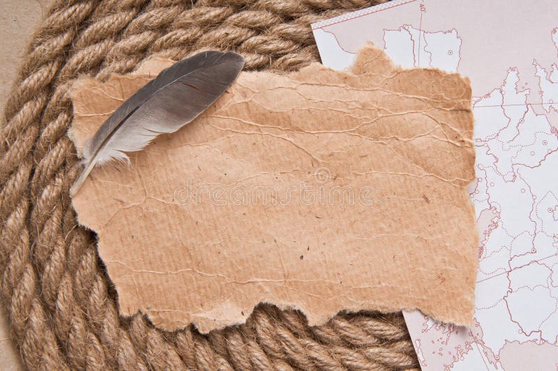 Rolo de papel antigo foto de stock. Imagem de pergaminho - 28539456