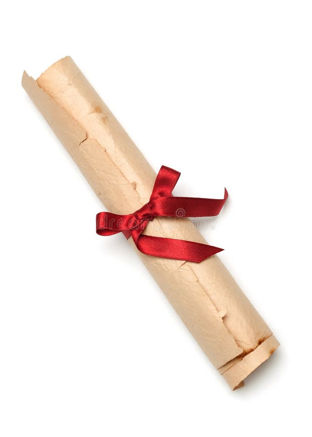 Rolo de papel antigo foto de stock. Imagem de objeto - 29595046