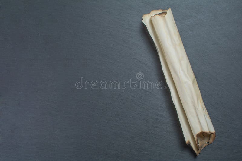 Rolo De Papel Antigo E Do Papel Antigo Foto de Stock - Imagem de ...